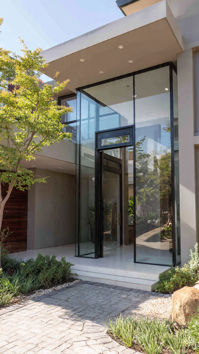 Frameless Aluminium Doors for Luxury Minimalist Homes